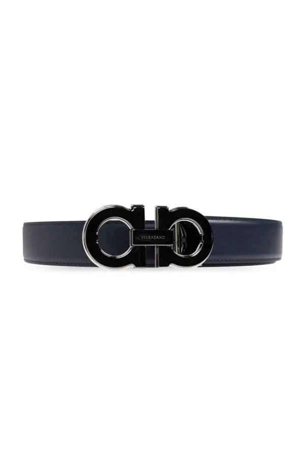 FERRAGAMO Set: Two Straps And A Buckle - Black
