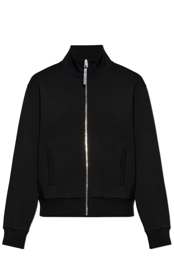 Givenchy Sweatshirt With A Stand-up Collar - Black