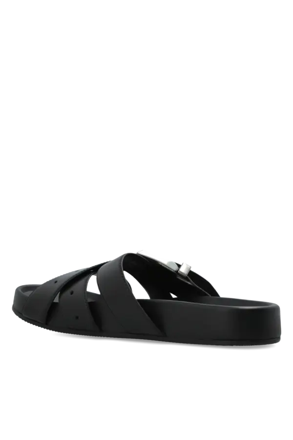 Balenciaga Belt" Slides