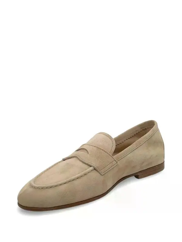 HENDERSON BARACCO Suede Penny Loafers