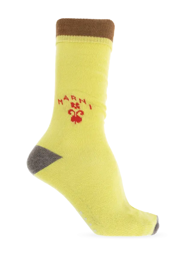 Marni Wool Socks - Yellow
