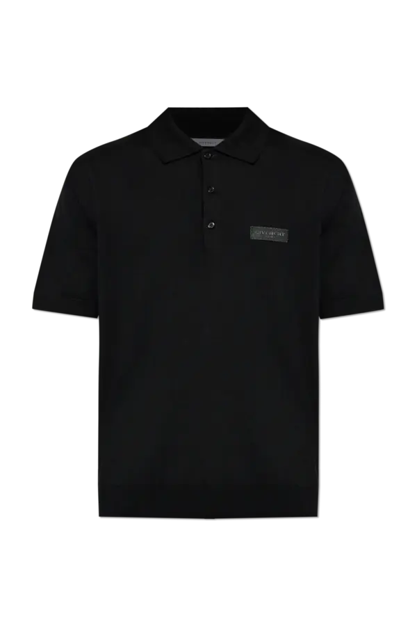 Givenchy Polo With Logo - Black