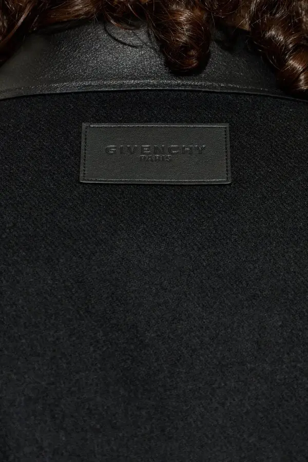 Givenchy Jacket With Leather Collar
