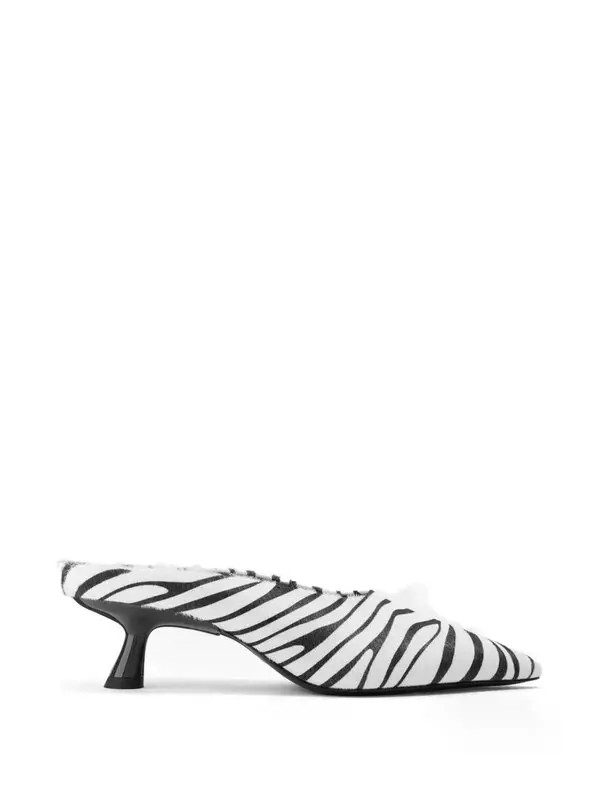 SIMONMILLER Gala Pointed Haircalf Mules