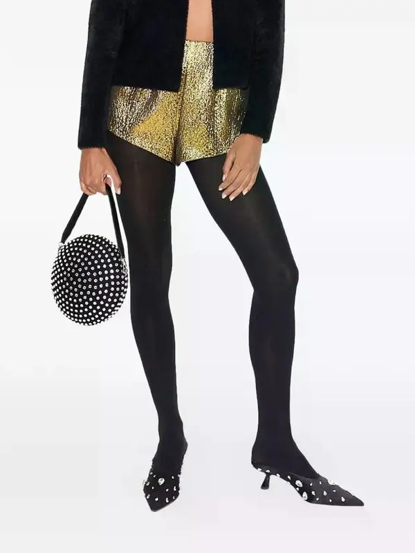 SIMONMILLER Metallic Fleur Shorts