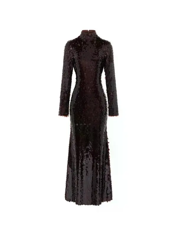 SIMONMILLER Sculpted Sequin Maxi Dress