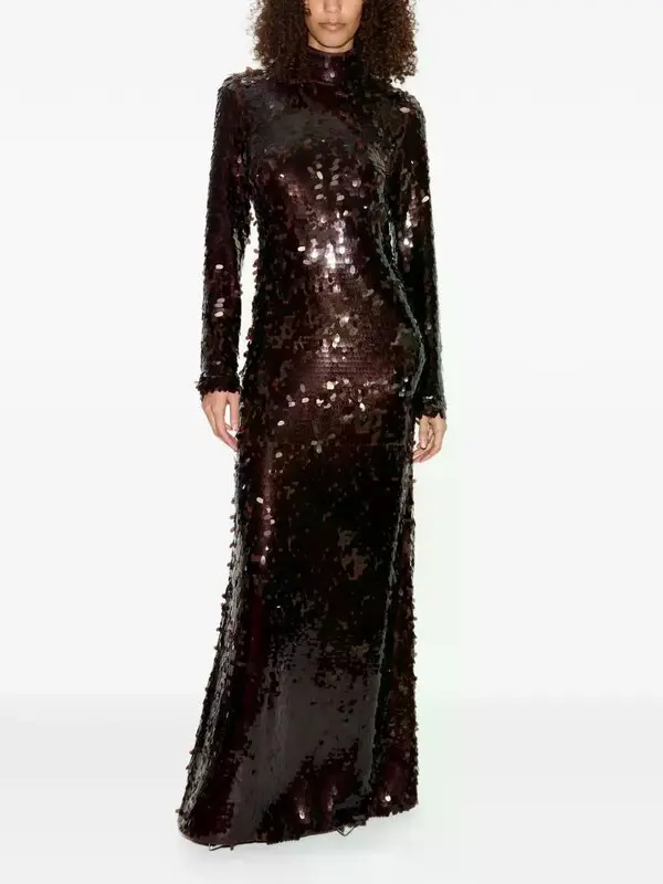 SIMONMILLER Sculpted Sequin Maxi Dress
