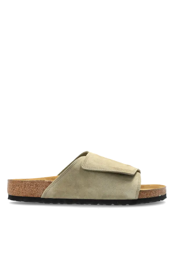 BIRKENSTOCK Solana Vl Suede Slides - Green