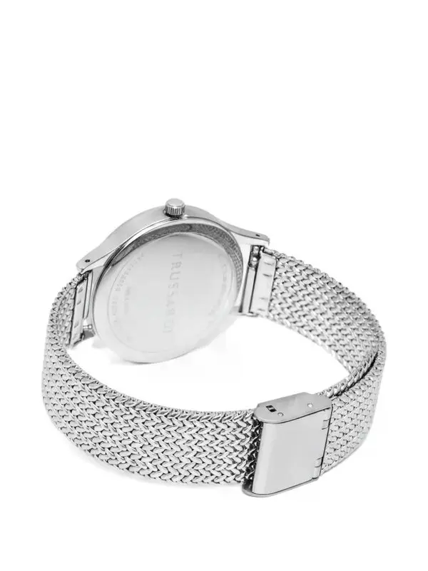 TRUSSARDI Crystal-embellished Mesh-bracelet 34mm Watch