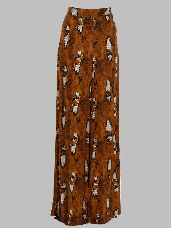SE-TA Viscose Printed Wide Leg Trousers