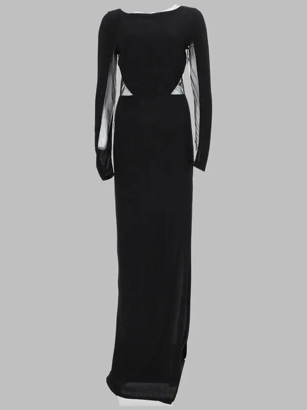 JOSHE Abito Lungo Con Inserti In Tulle