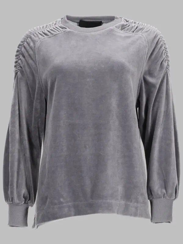 Alberta Ferretti Velour Sweatshirt