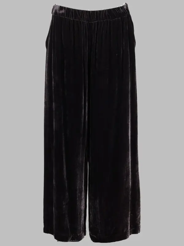 P.a.r.o.s.h Viscose Blend Silk Trousers - Brown