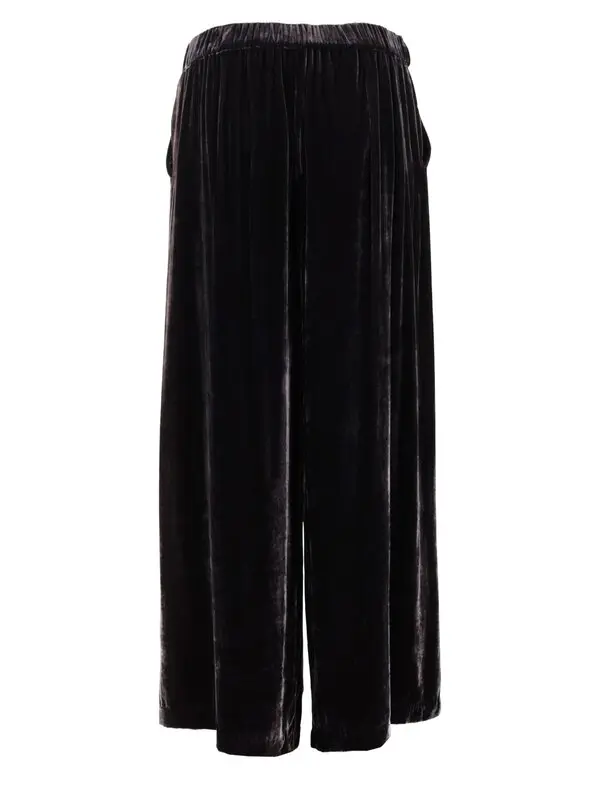 P.a.r.o.s.h Viscose Blend Silk Trousers - Brown
