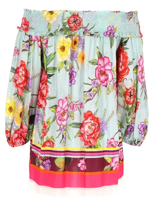 P.a.r.o.s.h Printed Silk Blouse