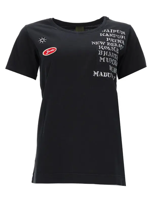 Mr & Mrs Italy Printed T-shirt - Black