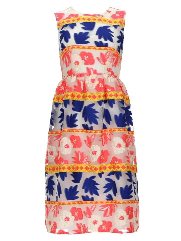 P.a.r.o.s.h P. A.r. O.s. H. Abito Midi In Cotone Stampato - Multicolour