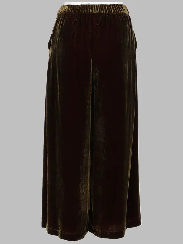 P.a.r.o.s.h Velvet Silk Blend Trousers