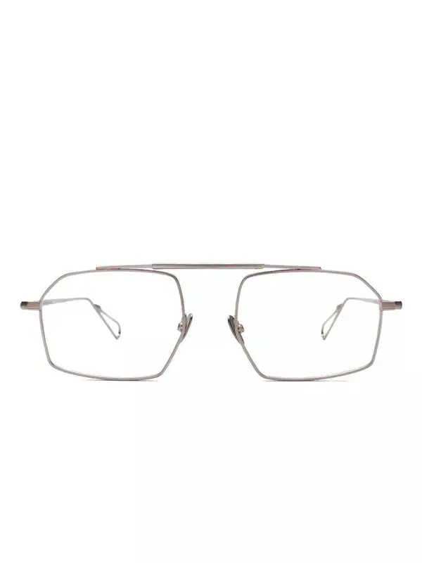 AHLEM Royale Geometric-frame Eyeglasses - Silver