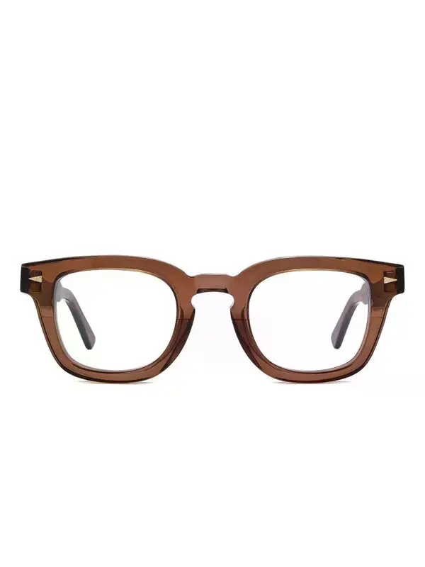 AHLEM Champ De Mars Square Eyeglasses - Brown