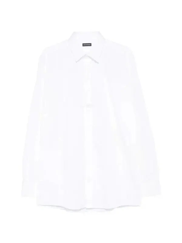 CARLO PIGNATELLI Concealed-front Shirt - White