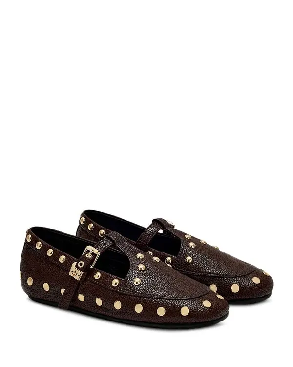 GANNI Mary Jenny Stud Moccasins