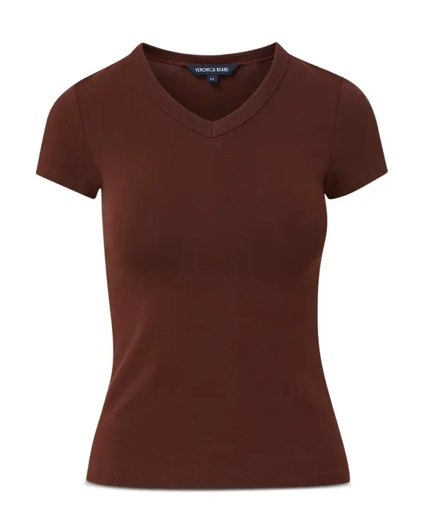 Veronica Beard Devin V-neck T-shirt