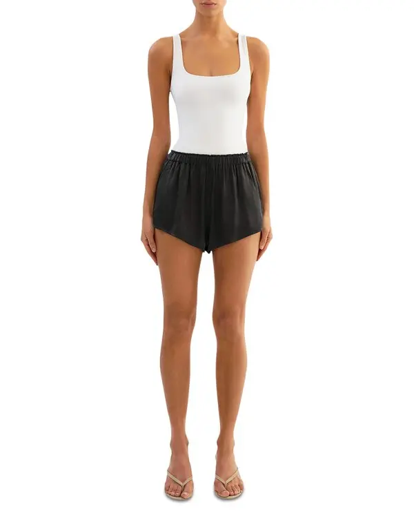 LAMARQUE Melina Satin Micro Shorts