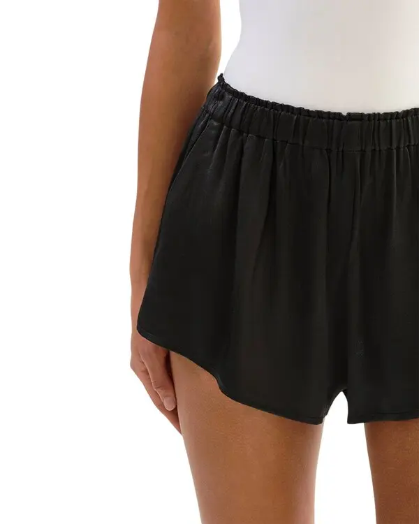 LAMARQUE Melina Satin Micro Shorts