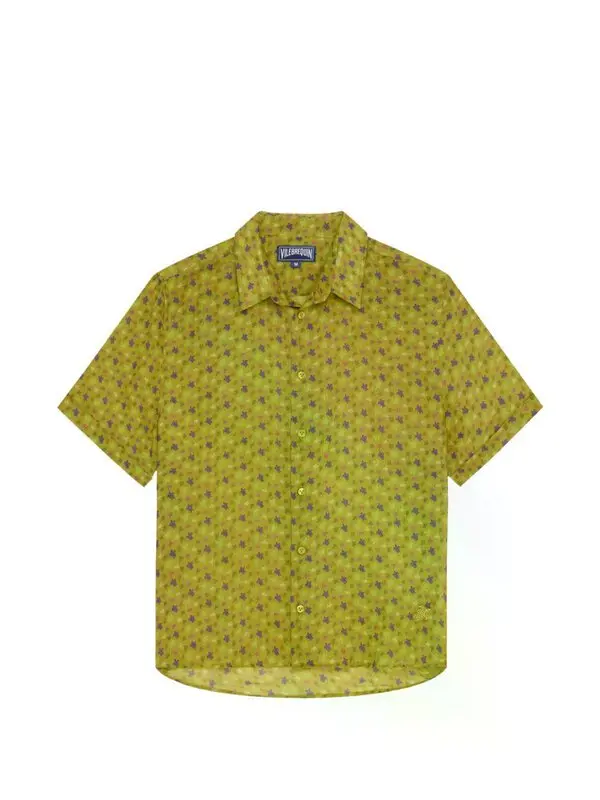 Vilebrequin Turtle-print Shirt - Green