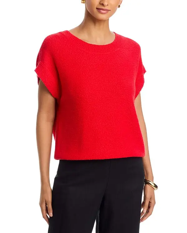 SINGLE THREAD Thick And Thin Sweater - Tomato