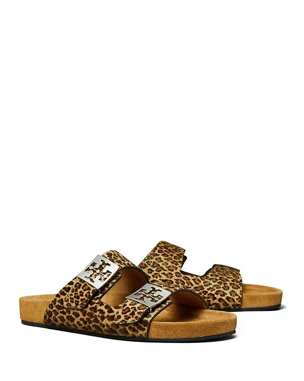 Tory Burch Mellow Slides - Leopard Multi