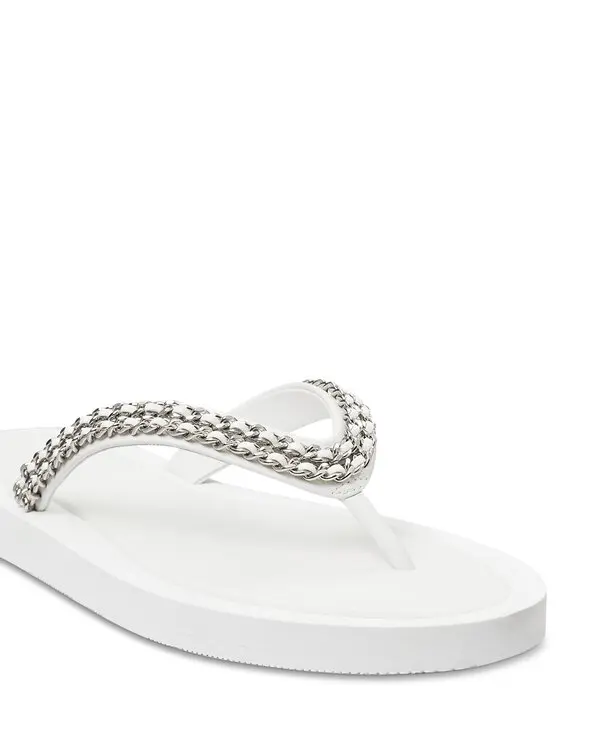 Tory Burch Kira Chain Detail Flip Flops