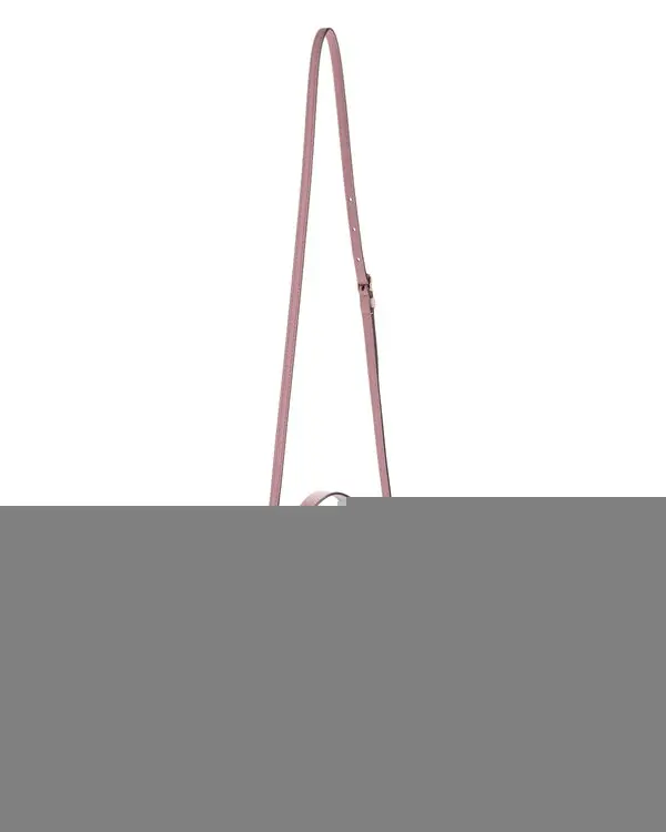 Moschino Tie Me Small Leather Crossbody Bag