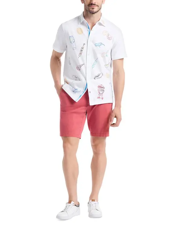 Robert Graham Out Of Office Short Sleeve Knit Shirt