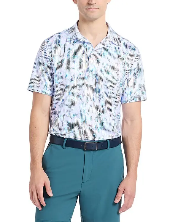 Robert Graham Clyne Short Sleeve Knit Polo - Multi