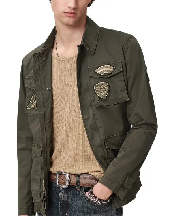 John Varvatos Kade Field Jacket With Patches