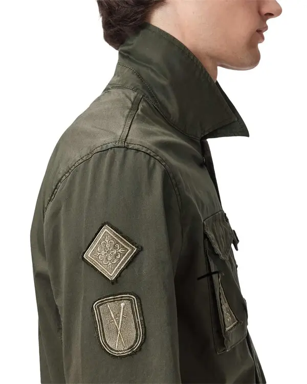 John Varvatos Kade Field Jacket With Patches