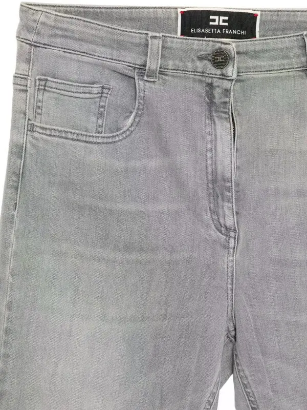 Elisabetta Franchi Logo Plaque Skinny Jeans