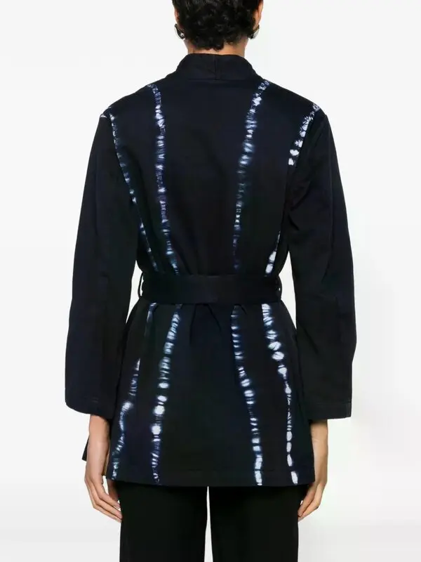 Momoni Eugenie Tie-dye Belted Coat