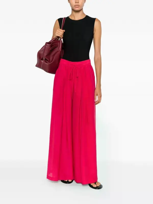 PSOPHIA Wide-leg Trousers - Pink
