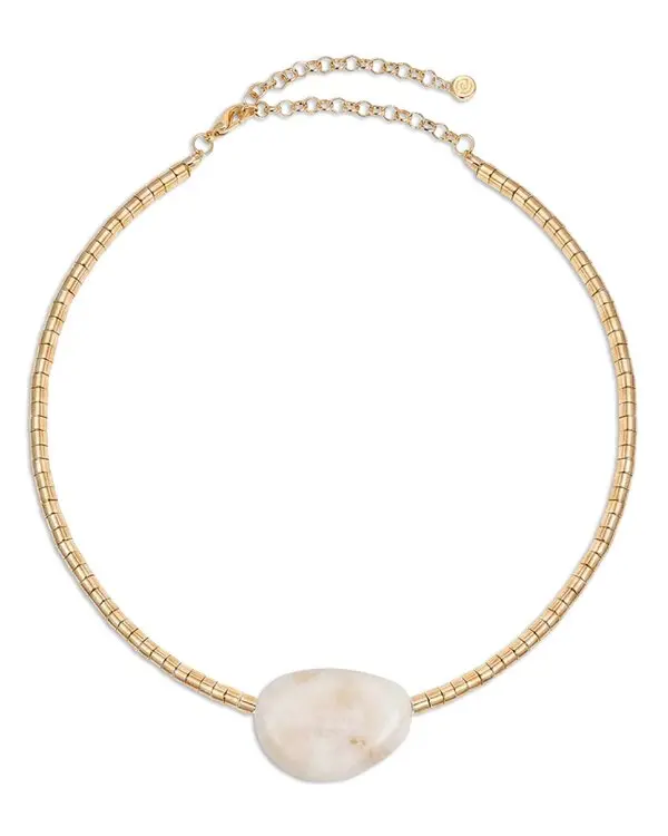 Ettika Collar Necklace - Bone