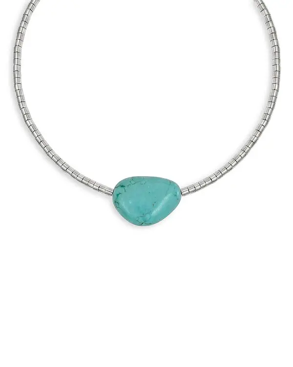 Ettika Stone Collar Necklace, Adjustable 16-21 - Turquoise