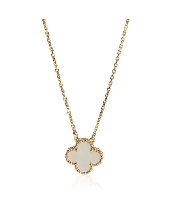VAN CLEEF & ARPELS Vintage Alhambra 18k Yellow Pendant - Gold