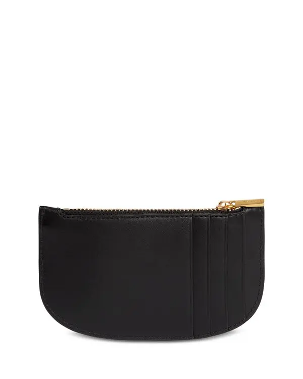 Vince Half Moon Leather Card Case