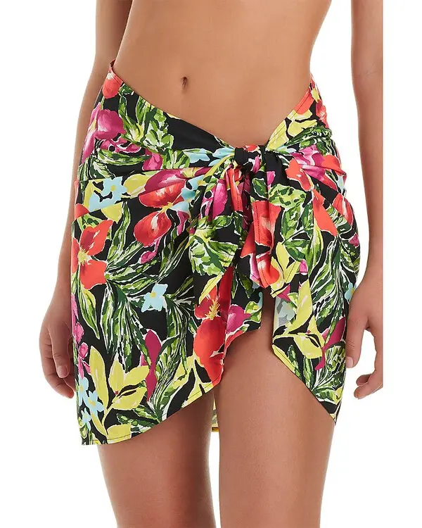 Red Carter Classic Pareo Swim Cover-up