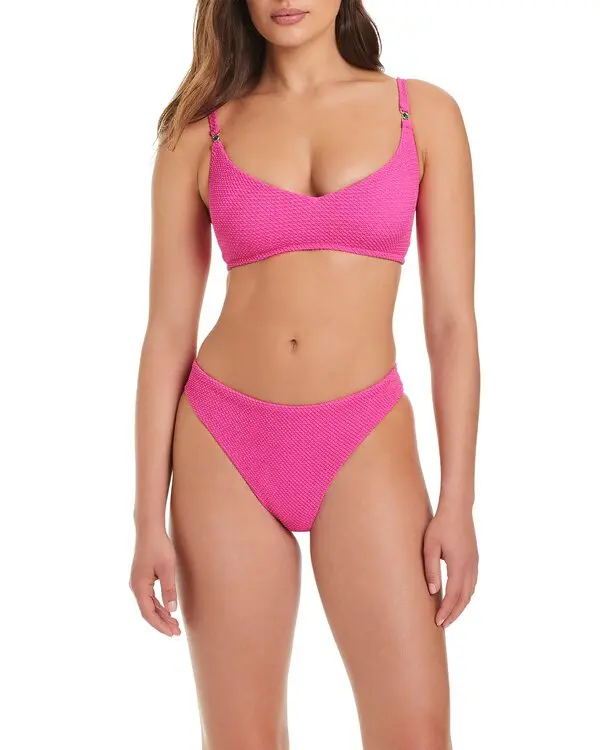 Red Carter Classic Hipster Bikini Bottom