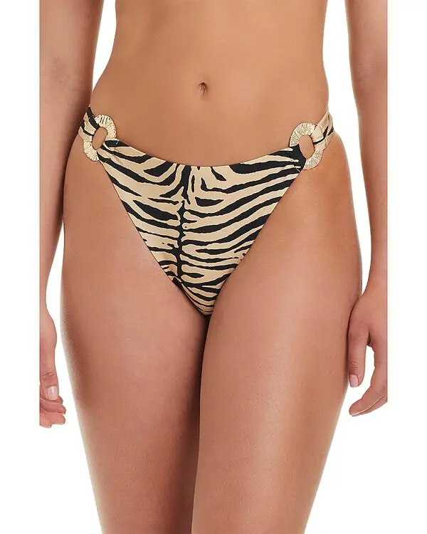 Red Carter Basic O Ring Hipster Bottom - Black Multi