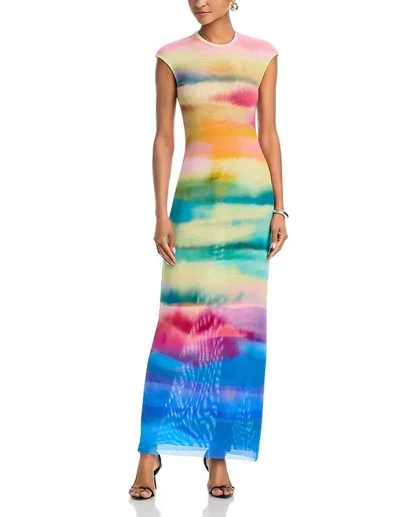 AFRM Mylo Midi Dress - Summer Sunset