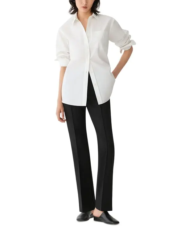 Lafayette 148 New York Acclaimed Stretch Gramercy Flared Slim Pants